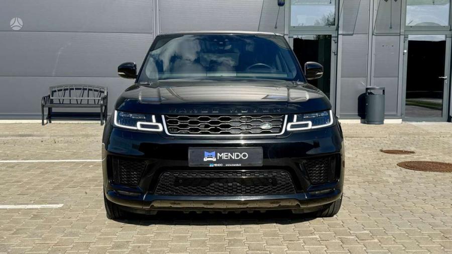 Black Land Rover Range Rover Sport 2018 in Vilnius, with an engine capacity of 2.00 L and mileage of 176 thousand km for 24990 €, photo 6 on AUTOMOTO.COM.LV