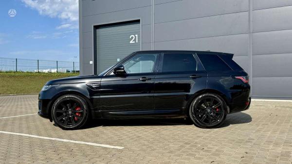 Melns Land Rover Range Rover Sport 2018 Viļņa, ar dzinēja tilpumu 2.00 L un nobraukumu 176 tūkst. km par 24990 €, foto 9 vietnē AUTOMOTO.COM.LV