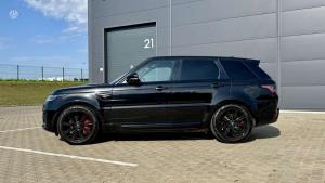 Black Land Rover Range Rover Sport 2018 in Vilnius, with an engine capacity of 2.00 L and mileage of 176 thousand km for 24990 €, photo 9 on AUTOMOTO.COM.LV