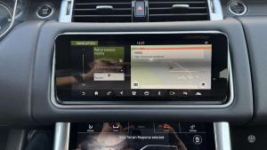 Black Land Rover Range Rover Sport 2018 in Vilnius, with an engine capacity of 2.00 L and mileage of 176 thousand km for 24990 €, photo 34 on AUTOMOTO.COM.LV