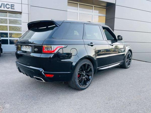 Black Land Rover Range Rover Sport 2019 in Vilnius, with an engine capacity of 2.00 L and mileage of 179 thousand km for 22600 €, photo 3 on AUTOMOTO.COM.LV