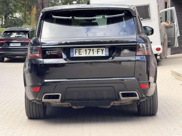 Melns Land Rover Range Rover Sport 2019 Viļņa, ar dzinēja tilpumu 2.00 L un nobraukumu 172 tūkst. km par 29990 €, foto 4 vietnē AUTOMOTO.COM.LV