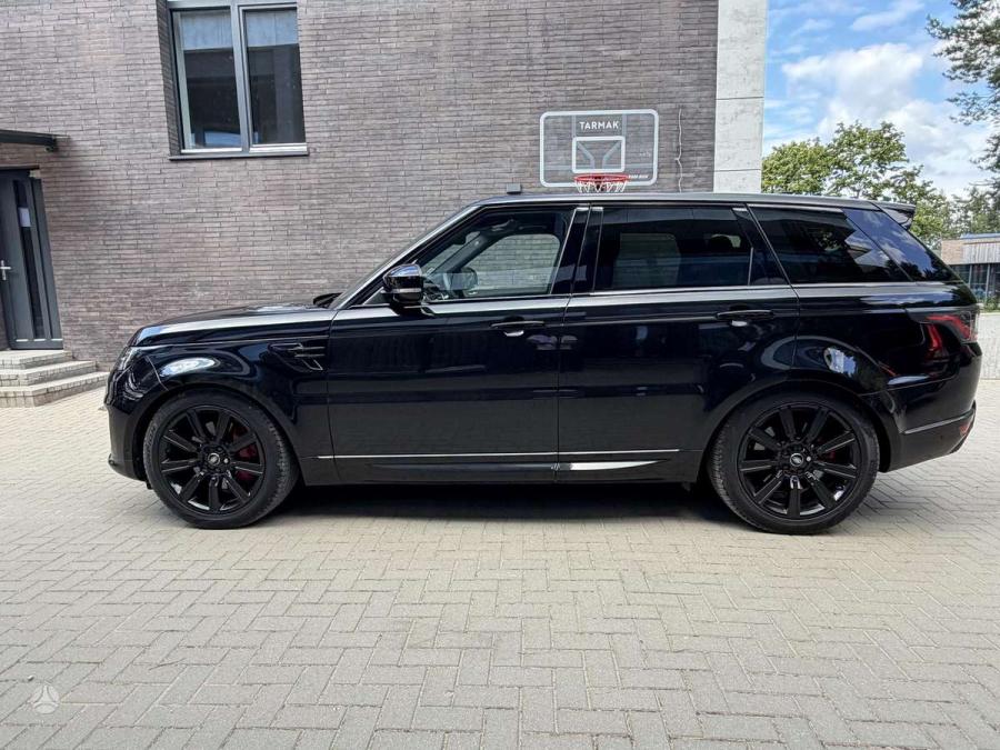 Melns Land Rover Range Rover Sport 2019 Viļņa, ar dzinēja tilpumu 2.00 L un nobraukumu 172 tūkst. km par 29990 €, foto 6 vietnē AUTOMOTO.COM.LV
