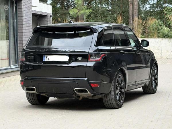 Melns Land Rover Range Rover Sport 2019 Viļņa, ar dzinēja tilpumu 2.00 L un nobraukumu 172 tūkst. km par 29990 €, foto 7 vietnē AUTOMOTO.COM.LV