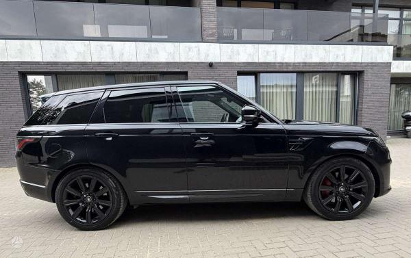 Melns Land Rover Range Rover Sport 2019 Viļņa, ar dzinēja tilpumu 2.00 L un nobraukumu 172 tūkst. km par 29990 €, foto 8 vietnē AUTOMOTO.COM.LV