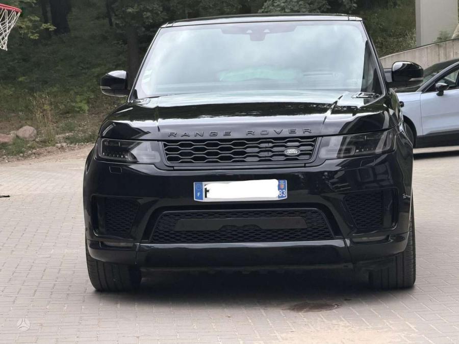 Melns Land Rover Range Rover Sport 2019 Viļņa, ar dzinēja tilpumu 2.00 L un nobraukumu 172 tūkst. km par 29990 €, foto 11 vietnē AUTOMOTO.COM.LV