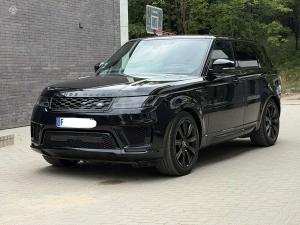 Melns Land Rover Range Rover Sport 2019 Viļņa, ar dzinēja tilpumu 2.00 L un nobraukumu 172 tūkst. km par 29990 €, foto 12 vietnē AUTOMOTO.COM.LV