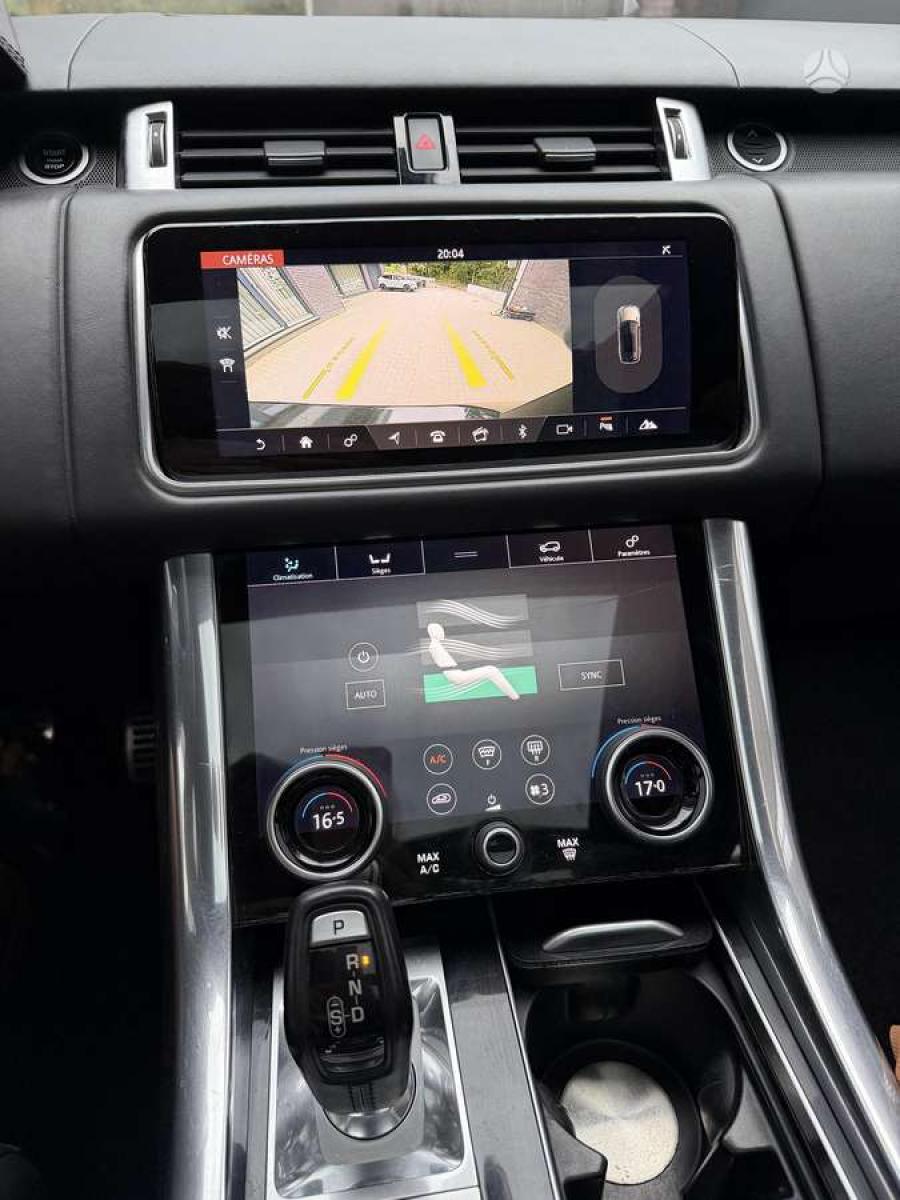 Melns Land Rover Range Rover Sport 2019 Viļņa, ar dzinēja tilpumu 2.00 L un nobraukumu 172 tūkst. km par 29990 €, foto 20 vietnē AUTOMOTO.COM.LV