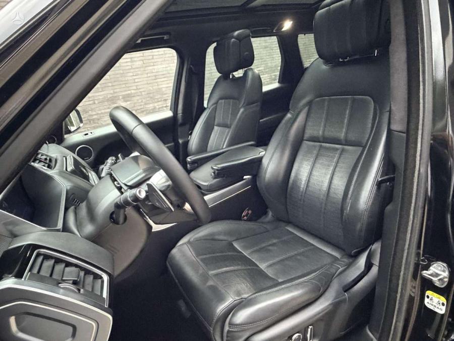 Melns Land Rover Range Rover Sport 2019 Viļņa, ar dzinēja tilpumu 2.00 L un nobraukumu 172 tūkst. km par 29990 €, foto 23 vietnē AUTOMOTO.COM.LV