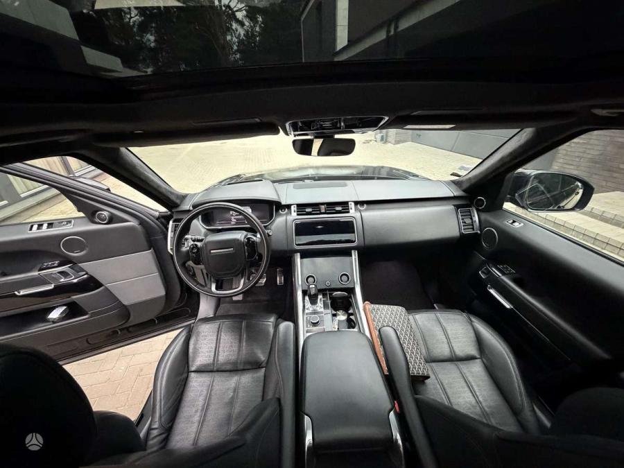 Melns Land Rover Range Rover Sport 2019 Viļņa, ar dzinēja tilpumu 2.00 L un nobraukumu 172 tūkst. km par 29990 €, foto 25 vietnē AUTOMOTO.COM.LV