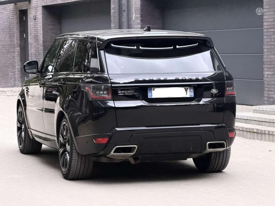 Melns Land Rover Range Rover Sport 2019 Viļņa, ar dzinēja tilpumu 2.00 L un nobraukumu 172 tūkst. km par 29990 €, foto 27 vietnē AUTOMOTO.COM.LV