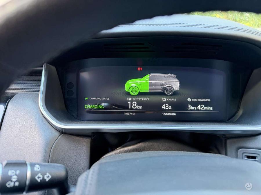 Melns Land Rover Range Rover Sport 2019 Viļņa, ar dzinēja tilpumu 2.00 L un nobraukumu 172 tūkst. km par 29990 €, foto 33 vietnē AUTOMOTO.COM.LV