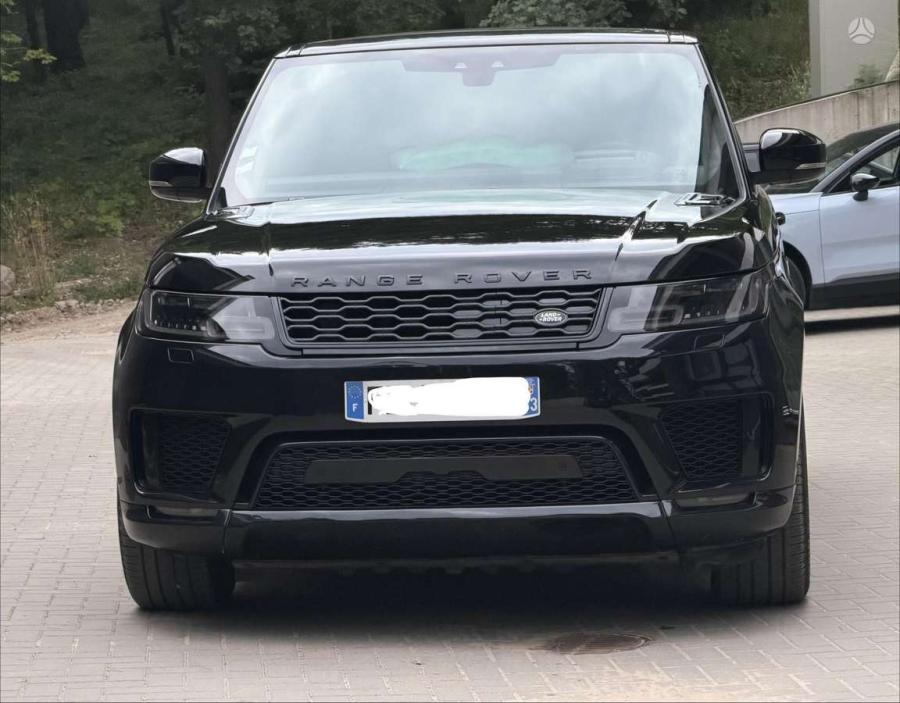Black Land Rover Range Rover Sport 2019 in Vilnius, with an engine capacity of 2.00 L and mileage of 172 thousand km for 26350 €, photo 1 on AUTOMOTO.COM.LV