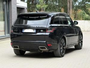 Black Land Rover Range Rover Sport 2019 in Vilnius, with an engine capacity of 2.00 L and mileage of 172 thousand km for 26350 €, photo 7 on AUTOMOTO.COM.LV