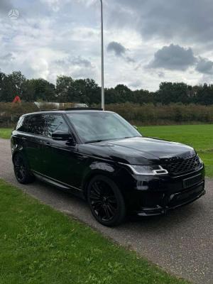 Black Land Rover Range Rover Sport 2019 in Marijampole, with an engine capacity of 2.99 L and mileage of 150 thousand km for 28950 €, photo  on AUTOMOTO.COM.LV
