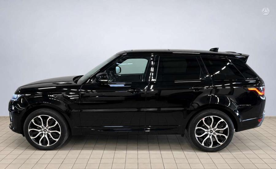 Melns Land Rover Range Rover Sport 2019 Kauņa, ar dzinēja tilpumu 2.97 L un nobraukumu 162 tūkst. km par 28700 €, foto 3 vietnē AUTOMOTO.COM.LV