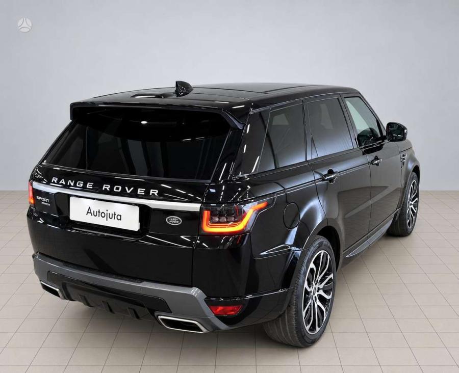 Melns Land Rover Range Rover Sport 2019 Kauņa, ar dzinēja tilpumu 2.97 L un nobraukumu 162 tūkst. km par 28700 €, foto 5 vietnē AUTOMOTO.COM.LV