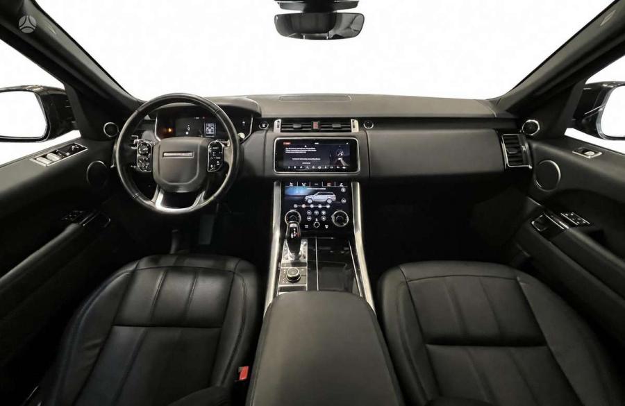Melns Land Rover Range Rover Sport 2019 Kauņa, ar dzinēja tilpumu 2.97 L un nobraukumu 162 tūkst. km par 28700 €, foto 6 vietnē AUTOMOTO.COM.LV