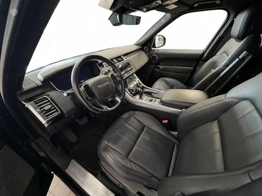 Melns Land Rover Range Rover Sport 2019 Kauņa, ar dzinēja tilpumu 2.97 L un nobraukumu 162 tūkst. km par 28700 €, foto 8 vietnē AUTOMOTO.COM.LV