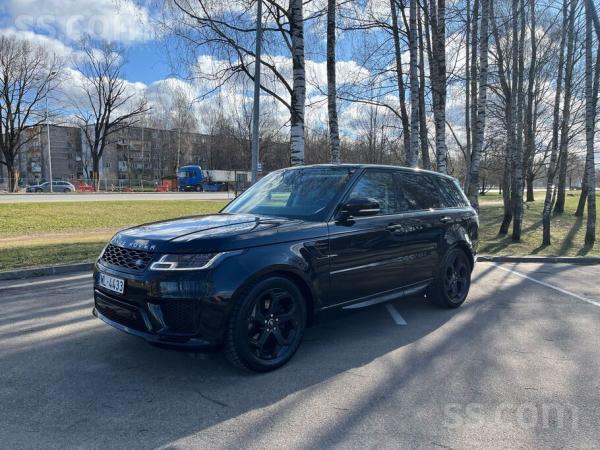 Melns Land Rover Range Rover Sport 2020 Rīga, ar dzinēja tilpumu 3.00 L un nobraukumu 62 tūkst. km par 36790 €, foto 1 vietnē AUTOMOTO.COM.LV