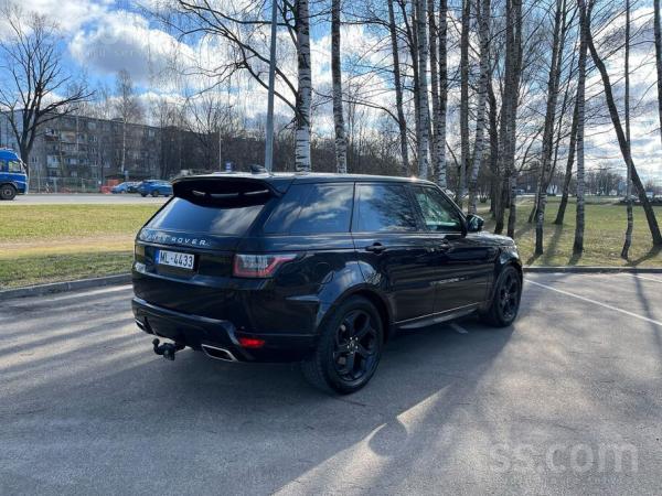 Melns Land Rover Range Rover Sport 2020 Rīga, ar dzinēja tilpumu 3.00 L un nobraukumu 62 tūkst. km par 36790 €, foto 3 vietnē AUTOMOTO.COM.LV