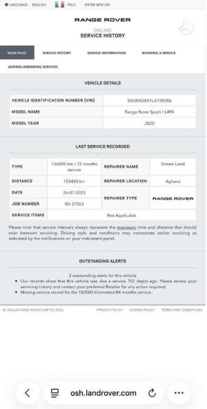 Черный Ленд Ровер Рендж Ровер Спорт 2020 в Шяуляй, объемом двигателя 3.00 л и пробегом 178 тыс. км за 28300 €, фото 33 на AUTOMOTO.COM.LV