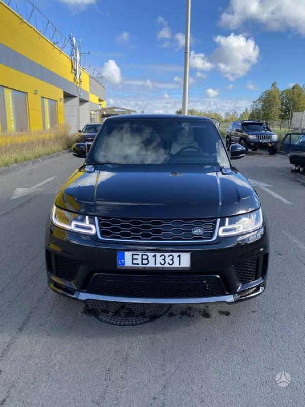 Melns Land Rover Range Rover Sport 2020 Šauļi, ar dzinēja tilpumu 2.00 L un nobraukumu 45 tūkst. km par 43673 €, foto 1 vietnē AUTOMOTO.COM.LV