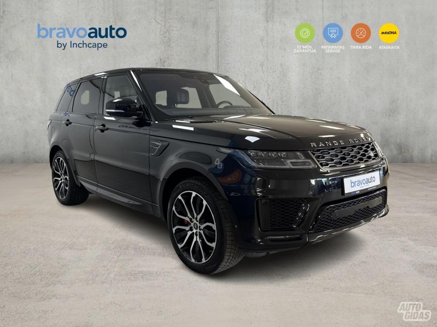 Black Land Rover Range Rover Sport 2020 in Vilnius, with an engine capacity of 3.00 L and mileage of 108 thousand km for 42000 €, photo 6 on AUTOMOTO.COM.LV