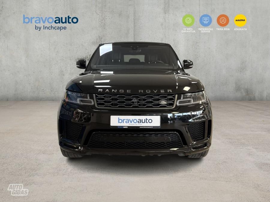 Black Land Rover Range Rover Sport 2020 in Vilnius, with an engine capacity of 3.00 L and mileage of 108 thousand km for 42000 €, photo 7 on AUTOMOTO.COM.LV