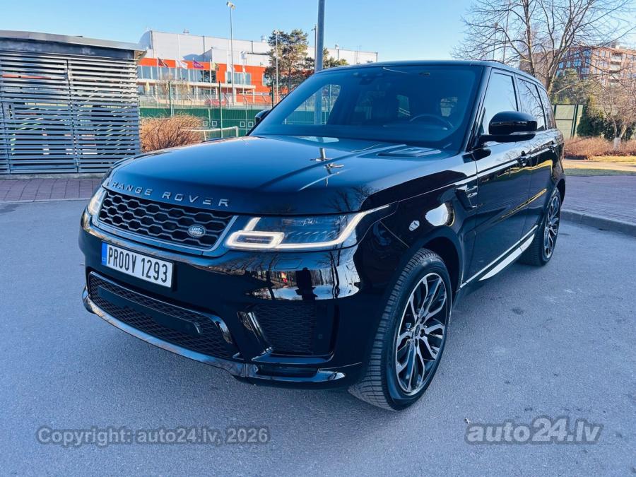 Melns Land Rover Range Rover Sport 2020 Tallina, ar dzinēja tilpumu 3.00 L un nobraukumu 172 tūkst. km par 29590 €, foto 1 vietnē AUTOMOTO.COM.LV