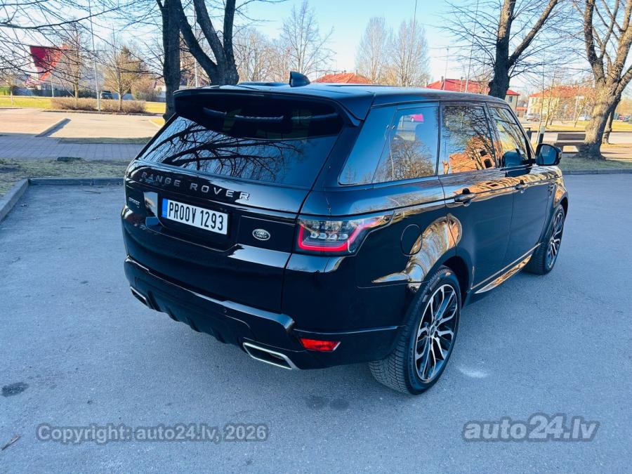 Melns Land Rover Range Rover Sport 2020 Tallina, ar dzinēja tilpumu 3.00 L un nobraukumu 172 tūkst. km par 29590 €, foto 5 vietnē AUTOMOTO.COM.LV