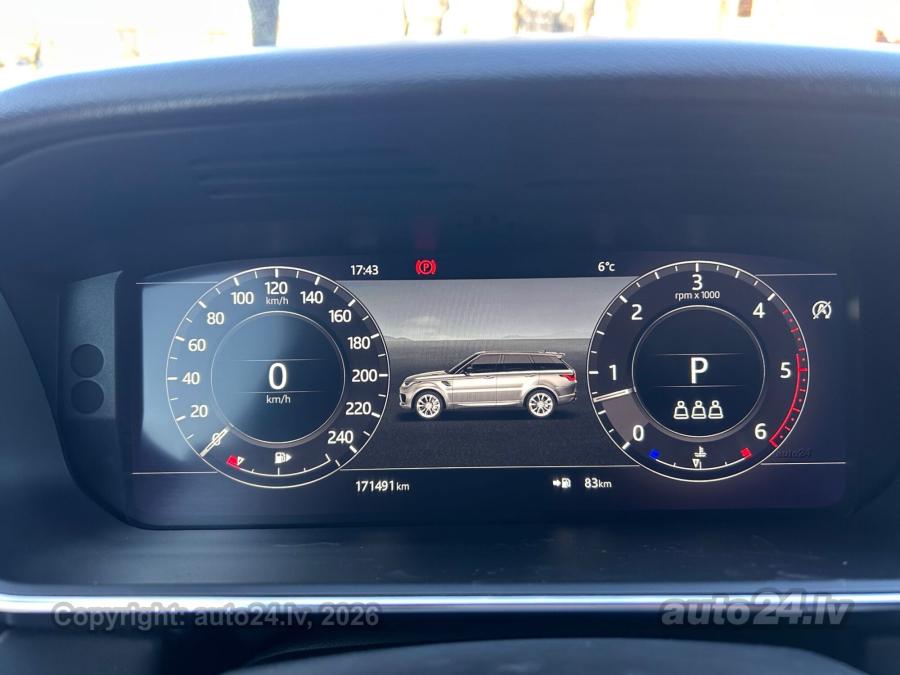 Melns Land Rover Range Rover Sport 2020 Tallina, ar dzinēja tilpumu 3.00 L un nobraukumu 172 tūkst. km par 29590 €, foto 14 vietnē AUTOMOTO.COM.LV