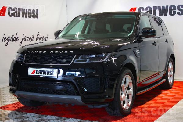 Melns Land Rover Range Rover Sport 2020 Rīga, ar dzinēja tilpumu 3.00 L un nobraukumu 169 tūkst. km par 29900 €, foto 1 vietnē AUTOMOTO.COM.LV