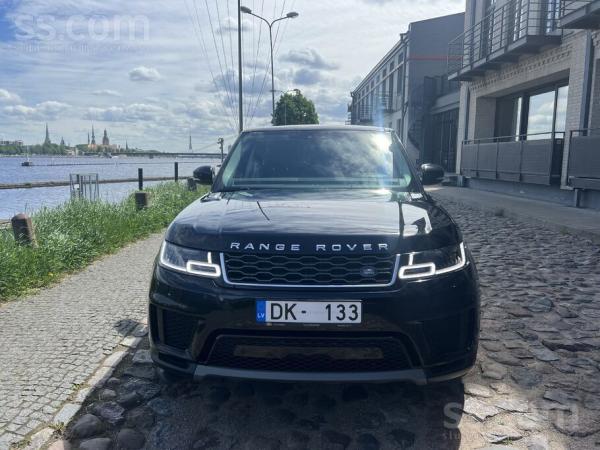 Melns Land Rover Range Rover Sport 2020 Rīga, ar dzinēja tilpumu 3.00 L un nobraukumu 107 tūkst. km par 27000 €, foto 2 vietnē AUTOMOTO.COM.LV