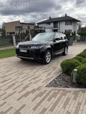 Black Land Rover Range Rover Sport 2020 in Riga, with an engine capacity of 3.00 L and mileage of 73 thousand km for 29900 €, photo  on AUTOMOTO.COM.LV