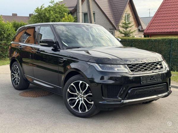 Black Land Rover Range Rover Sport 2020 in Siauliai, with an engine capacity of 3.00 L and mileage of 214 thousand km for 25880 €, photo 1 on AUTOMOTO.COM.LV