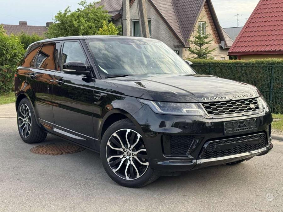 Melns Land Rover Range Rover Sport 2020 Šauļi, ar dzinēja tilpumu 3.00 L un nobraukumu 214 tūkst. km par 25880 €, foto 1 vietnē AUTOMOTO.COM.LV