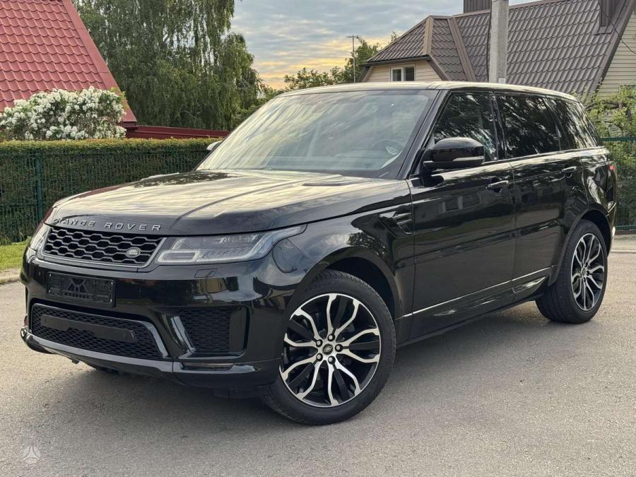 Melns Land Rover Range Rover Sport 2020 Šauļi, ar dzinēja tilpumu 3.00 L un nobraukumu 214 tūkst. km par 25880 €, foto 3 vietnē AUTOMOTO.COM.LV