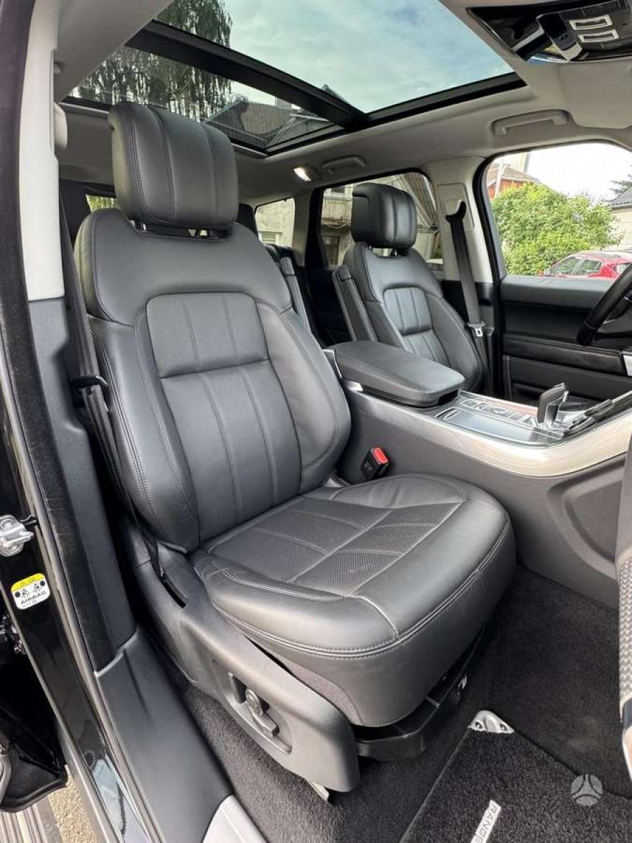 Melns Land Rover Range Rover Sport 2020 Šauļi, ar dzinēja tilpumu 3.00 L un nobraukumu 214 tūkst. km par 25880 €, foto 17 vietnē AUTOMOTO.COM.LV