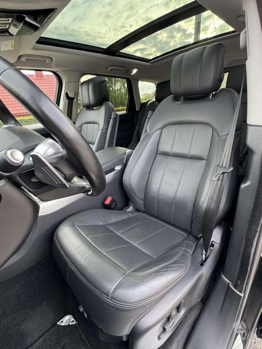 Melns Land Rover Range Rover Sport 2020 Šauļi, ar dzinēja tilpumu 3.00 L un nobraukumu 214 tūkst. km par 25880 €, foto 18 vietnē AUTOMOTO.COM.LV