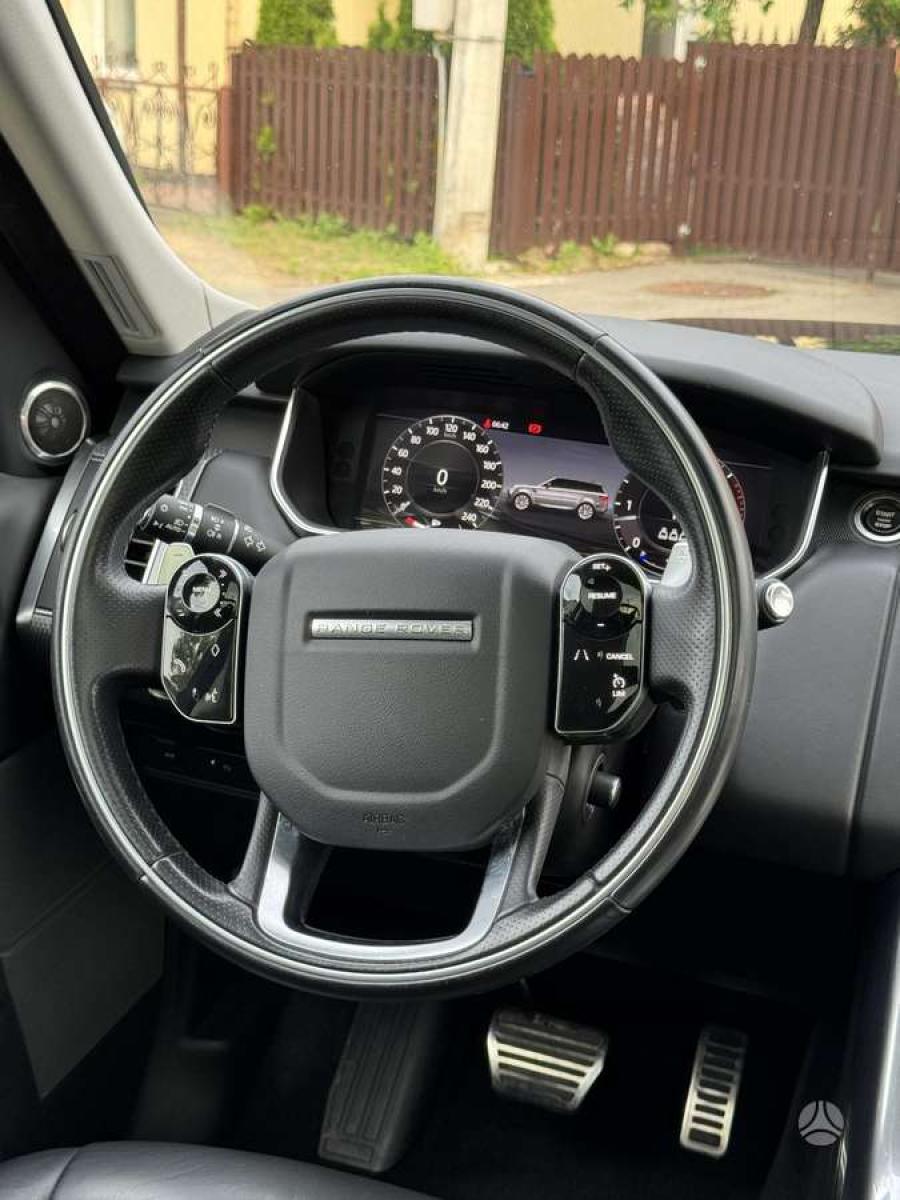 Melns Land Rover Range Rover Sport 2020 Šauļi, ar dzinēja tilpumu 3.00 L un nobraukumu 214 tūkst. km par 25880 €, foto 22 vietnē AUTOMOTO.COM.LV