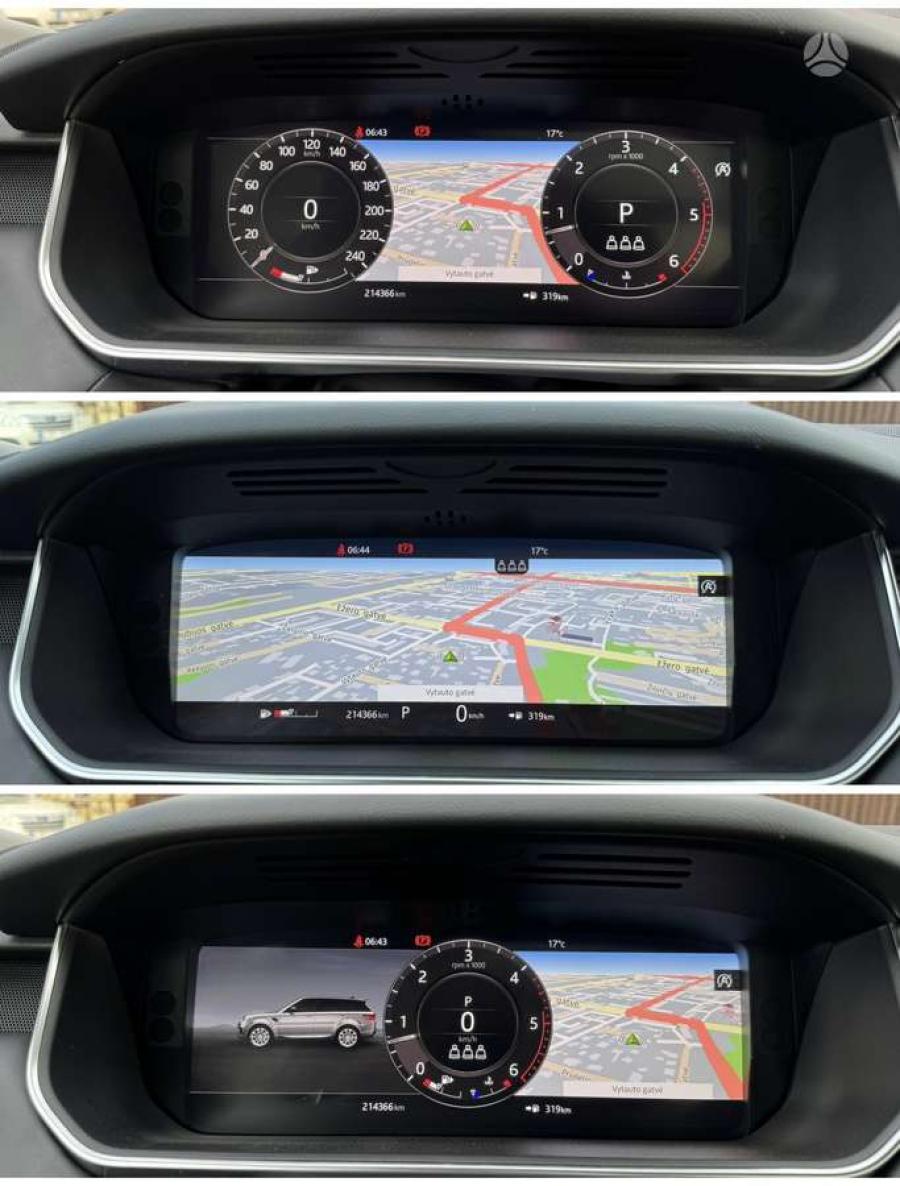 Melns Land Rover Range Rover Sport 2020 Šauļi, ar dzinēja tilpumu 3.00 L un nobraukumu 214 tūkst. km par 25880 €, foto 28 vietnē AUTOMOTO.COM.LV