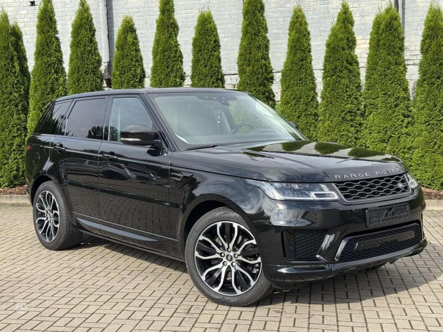 Melns Land Rover Range Rover Sport 2020 Šauļi, ar dzinēja tilpumu 2.99 L un nobraukumu 214 tūkst. km par 23990 €, foto 1 vietnē AUTOMOTO.COM.LV