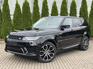 Melns Land Rover Range Rover Sport 2020 Šauļi, ar dzinēja tilpumu 2.99 L un nobraukumu 214 tūkst. km par 23990 €, foto 3 vietnē AUTOMOTO.COM.LV