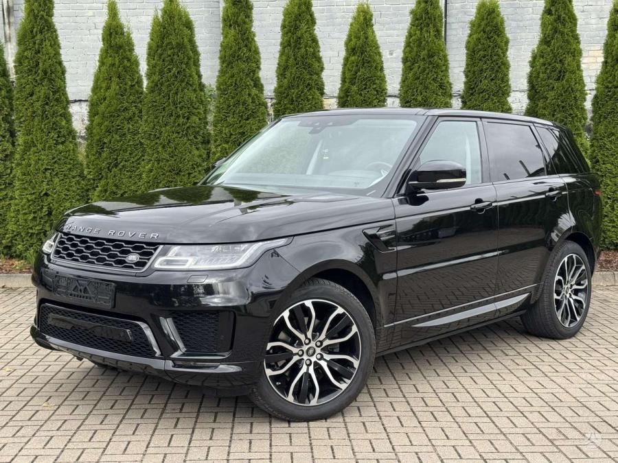 Melns Land Rover Range Rover Sport 2020 Šauļi, ar dzinēja tilpumu 2.99 L un nobraukumu 214 tūkst. km par 23990 €, foto 3 vietnē AUTOMOTO.COM.LV