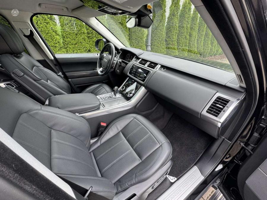 Melns Land Rover Range Rover Sport 2020 Šauļi, ar dzinēja tilpumu 2.99 L un nobraukumu 214 tūkst. km par 23990 €, foto 12 vietnē AUTOMOTO.COM.LV