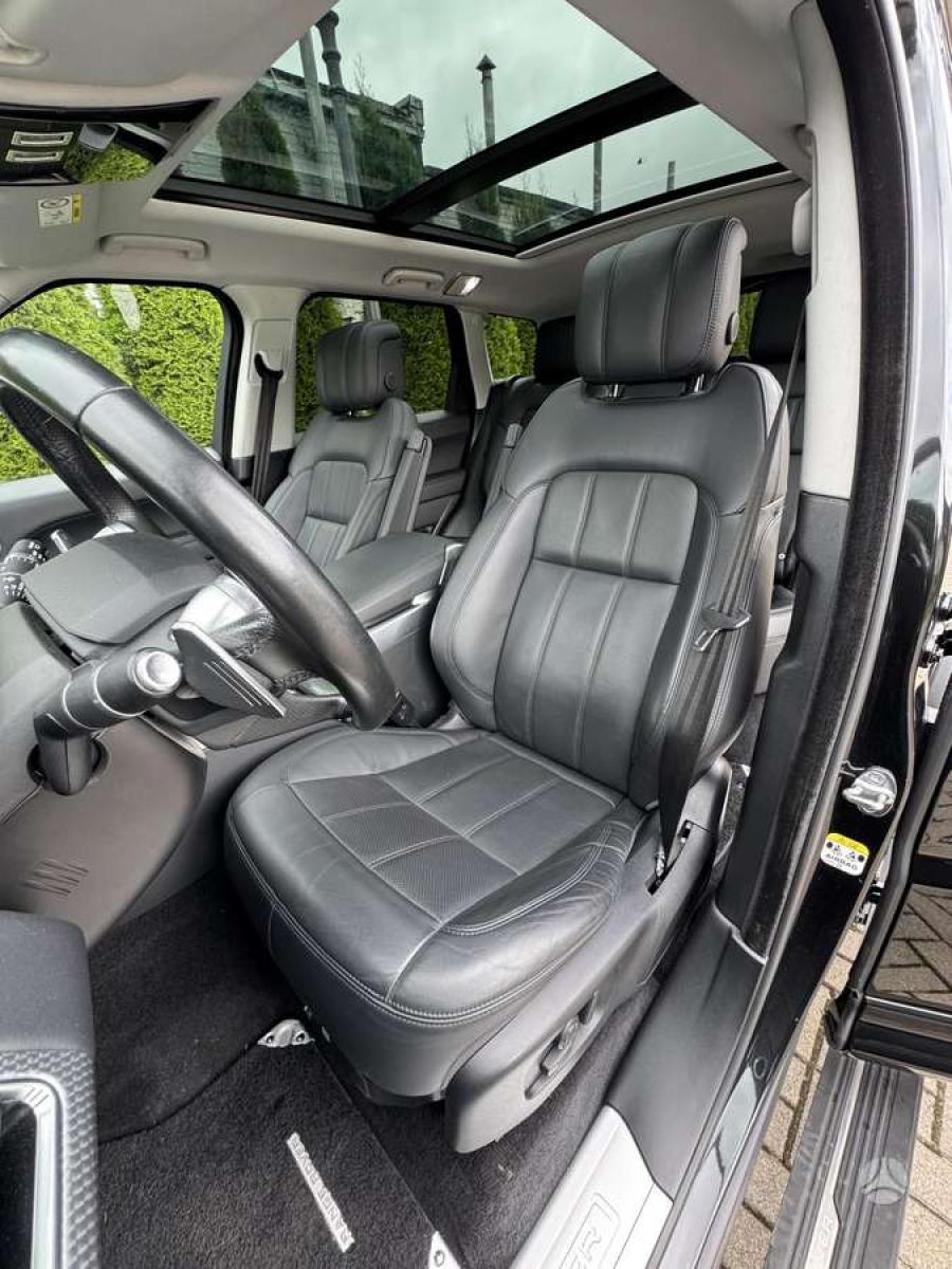Melns Land Rover Range Rover Sport 2020 Šauļi, ar dzinēja tilpumu 2.99 L un nobraukumu 214 tūkst. km par 23990 €, foto 15 vietnē AUTOMOTO.COM.LV