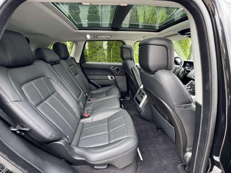 Melns Land Rover Range Rover Sport 2020 Šauļi, ar dzinēja tilpumu 2.99 L un nobraukumu 214 tūkst. km par 23990 €, foto 17 vietnē AUTOMOTO.COM.LV