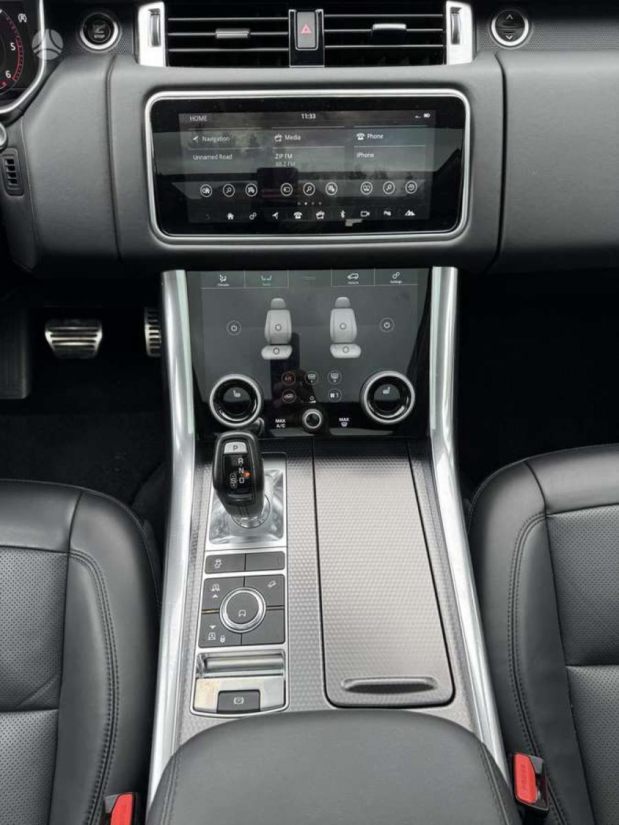 Melns Land Rover Range Rover Sport 2020 Šauļi, ar dzinēja tilpumu 2.99 L un nobraukumu 214 tūkst. km par 23990 €, foto 21 vietnē AUTOMOTO.COM.LV