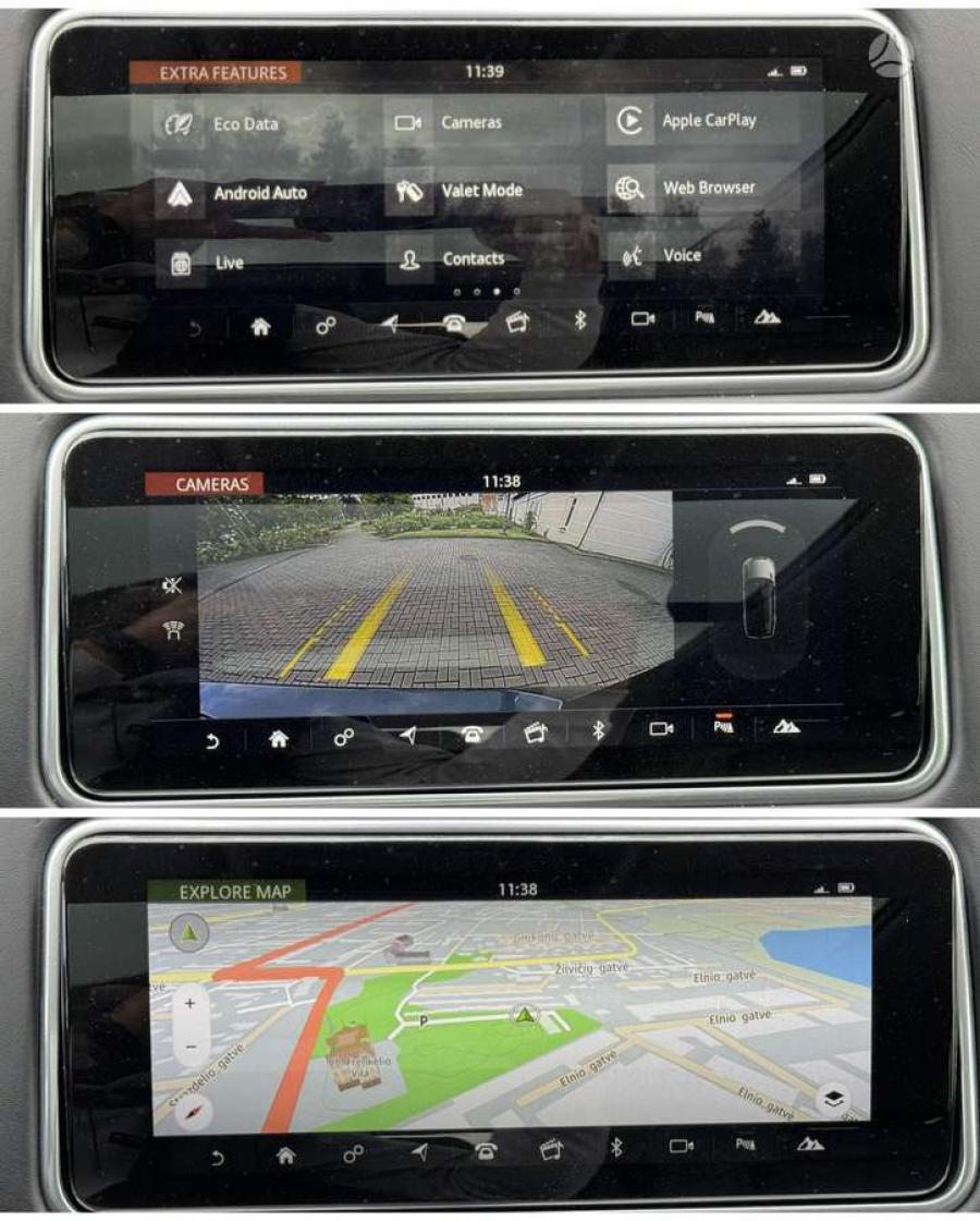 Melns Land Rover Range Rover Sport 2020 Šauļi, ar dzinēja tilpumu 2.99 L un nobraukumu 214 tūkst. km par 23990 €, foto 23 vietnē AUTOMOTO.COM.LV